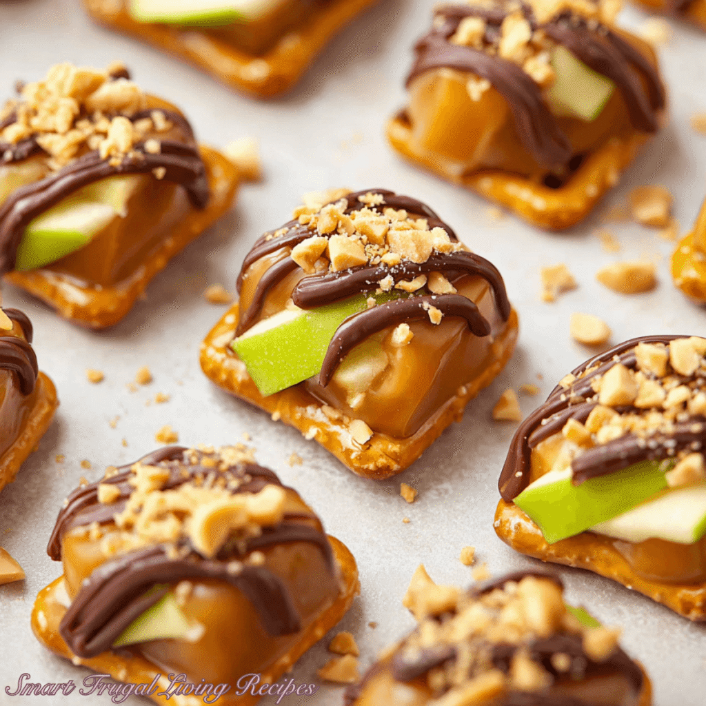 Caramel Apple Pretzel Bites
